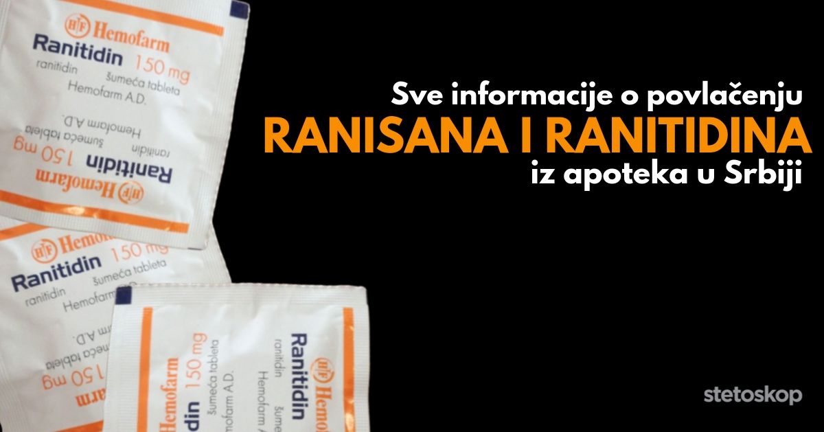 Iz predostrožnosti Ranitidin i Ranisan povučeni iz apoteka