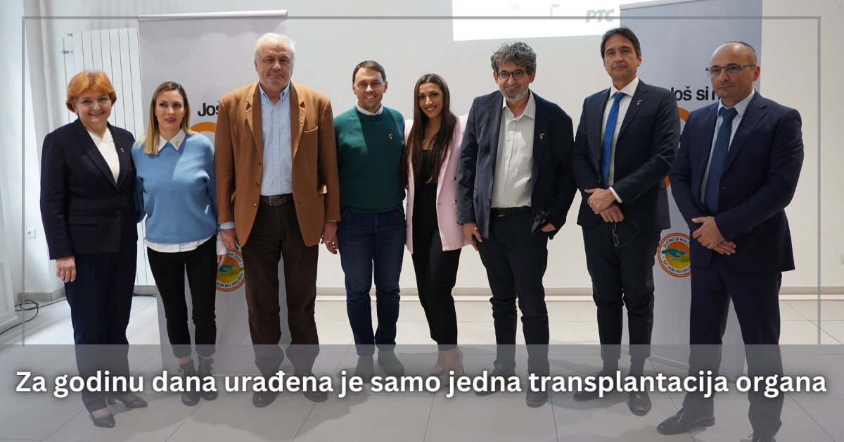 Za godinu dana urađena je samo jedna transplantacija organa